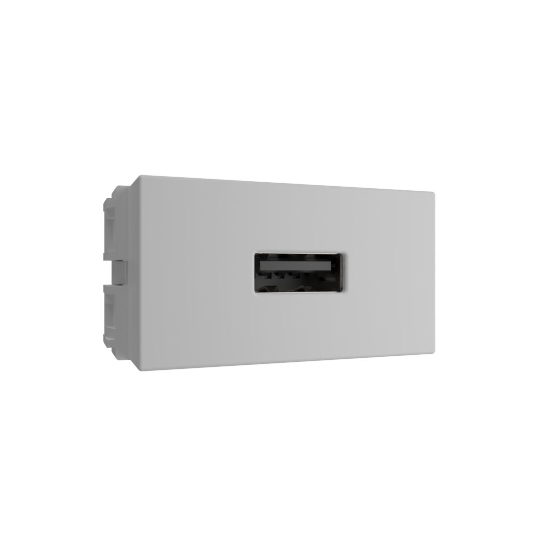 Módulo Tomada USB de Parede - Exatron